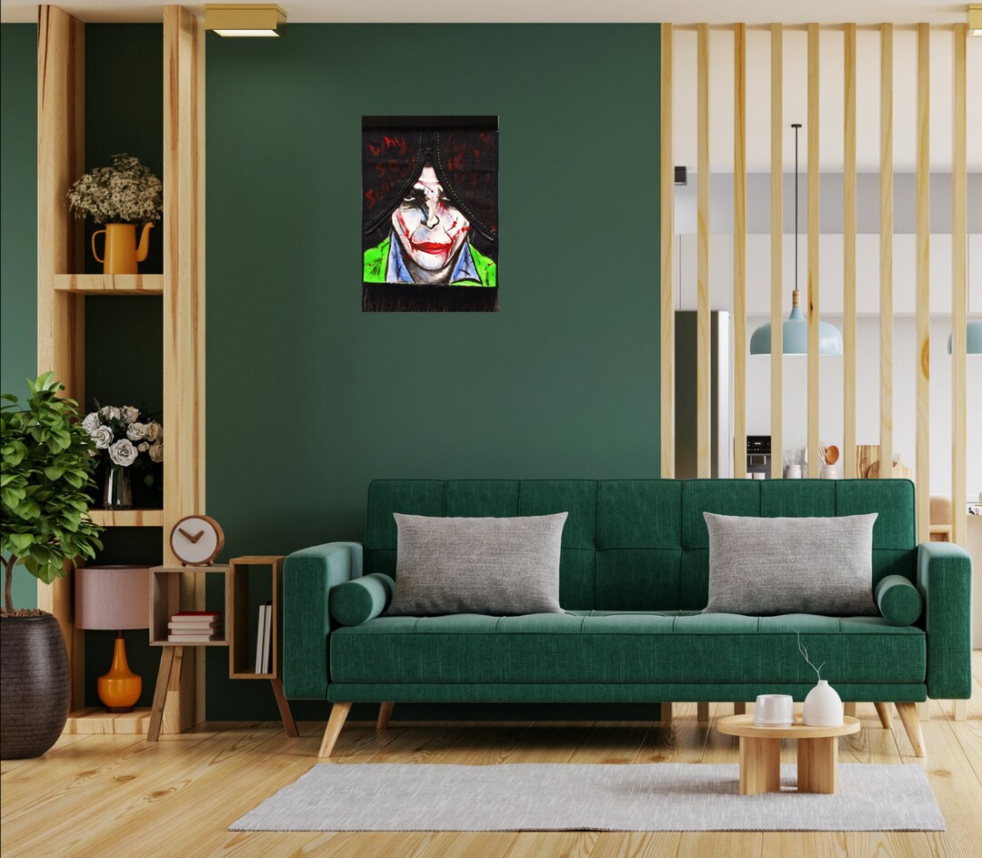 Tapestry , Joker Art , Custom , Wall Hanging , Wall Decor , Poster ...