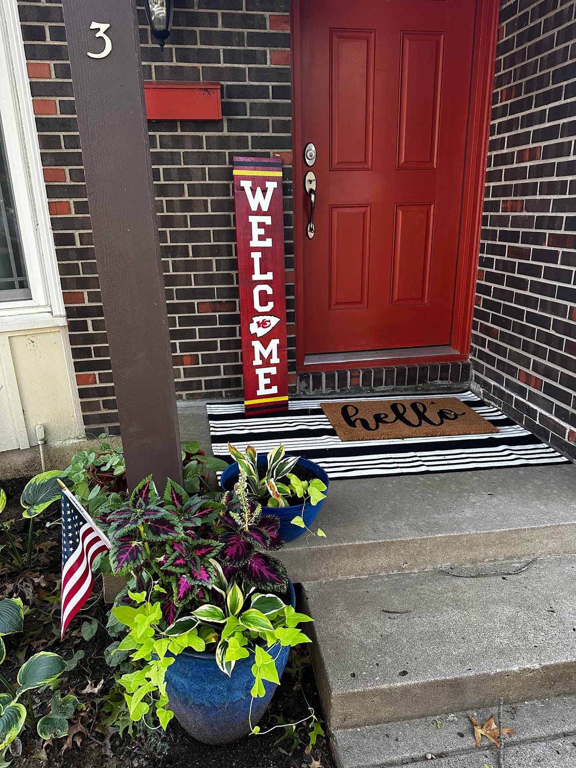 Chiefs Door Sign - Etsy