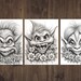 33 Grayscale Trolls Coloring Book Set Printable Adult Coloring Pages ...
