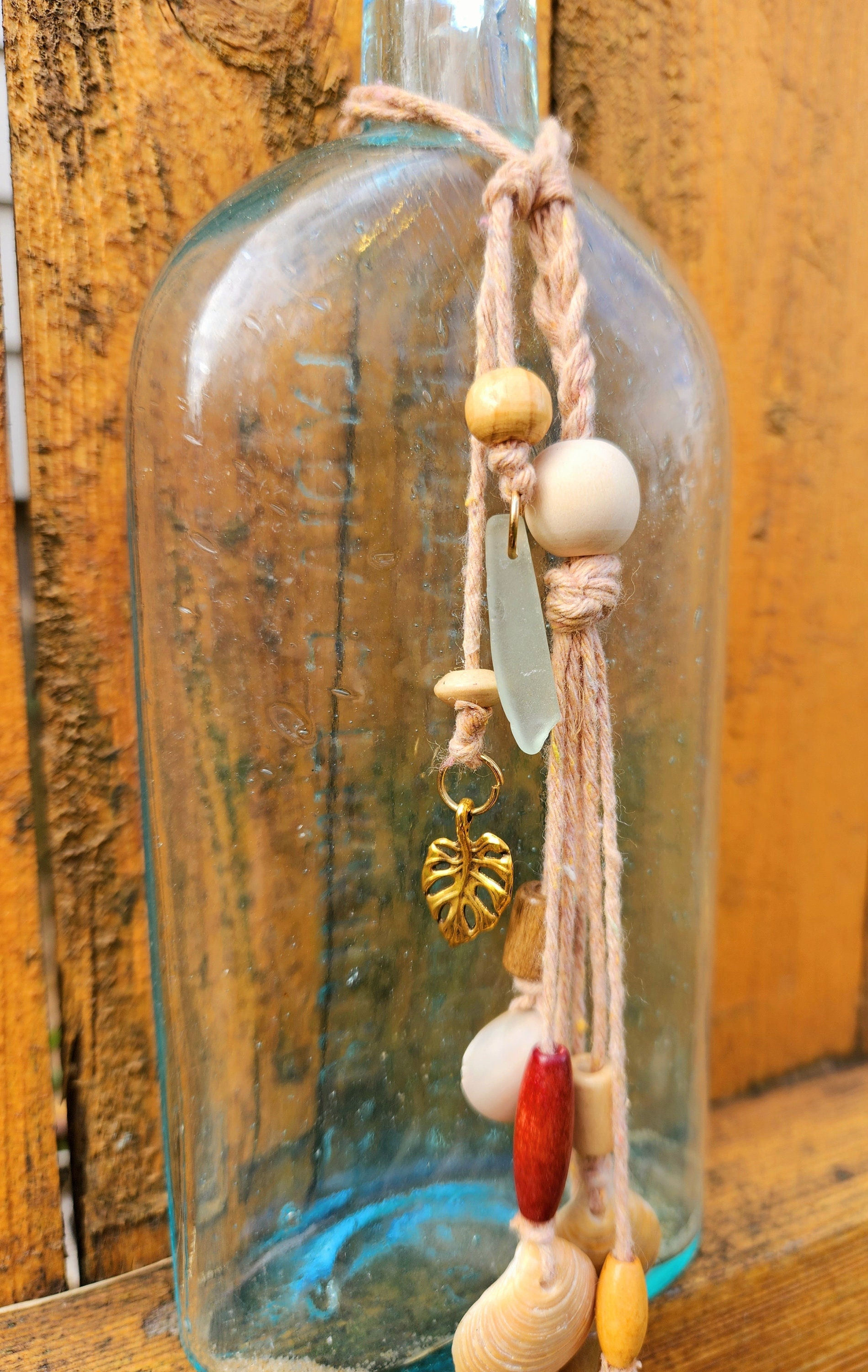 Seashell, Seaglass and Charm Tassel ~ Bookmark - Genuine NJ Shore ...