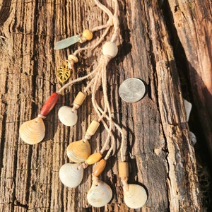 Seashell, Seaglass and Charm Tassel ~ Bookmark - Genuine NJ Shore ...