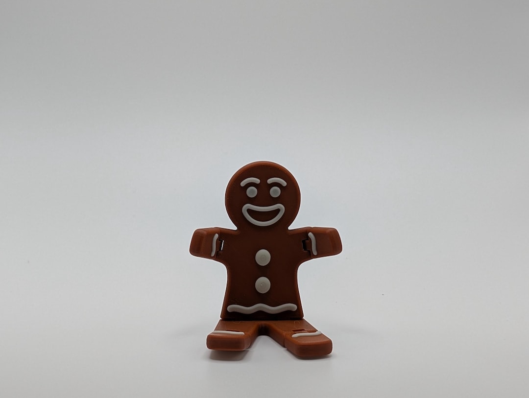 Cute 3D Printed Articulating and Bendable Gingerbread Man - Etsy