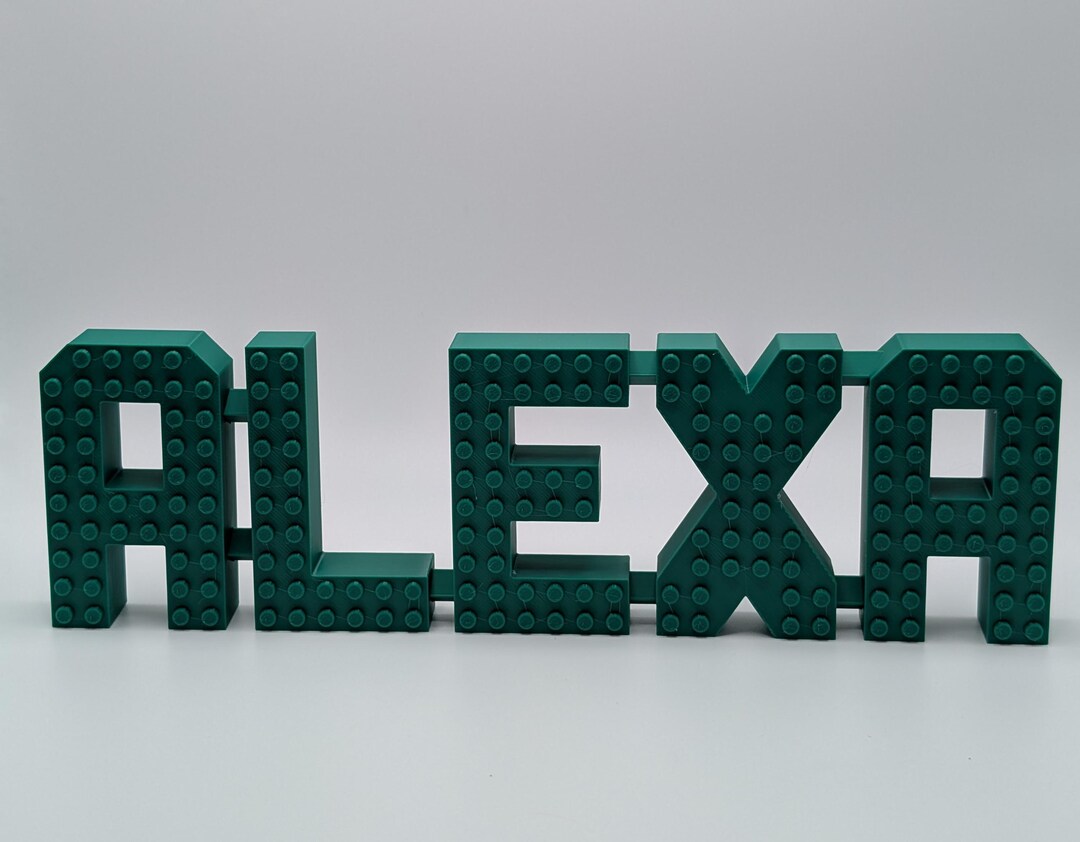 Lego-inspired Name Plate! Lego Compatible! - Etsy