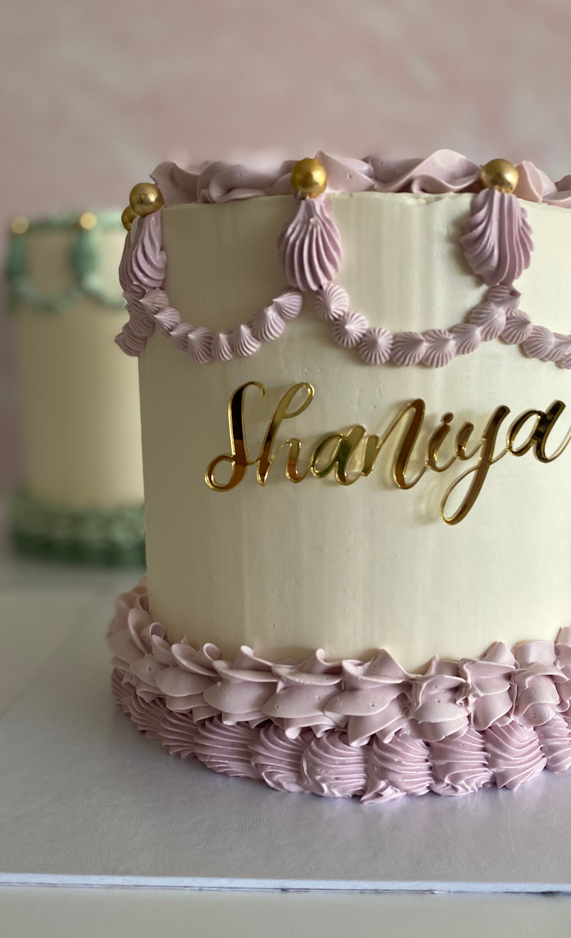 Custom Name Acrylic Cake Topper | Personalized Name Charm | Custom Cake ...
