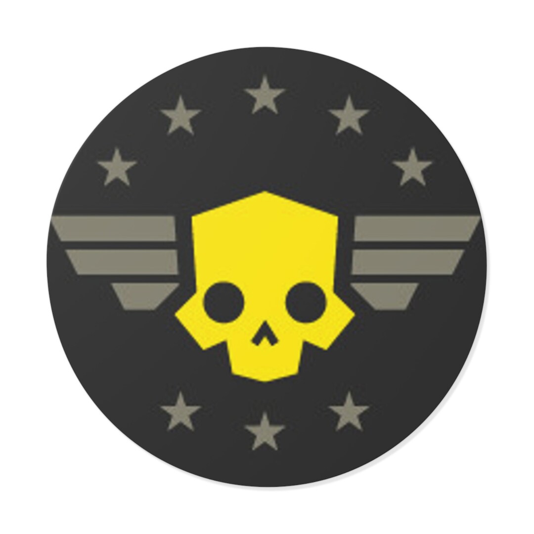 Helldivers 2 Star Skull Sticker Iconic Gamer Decal for Fans - Etsy