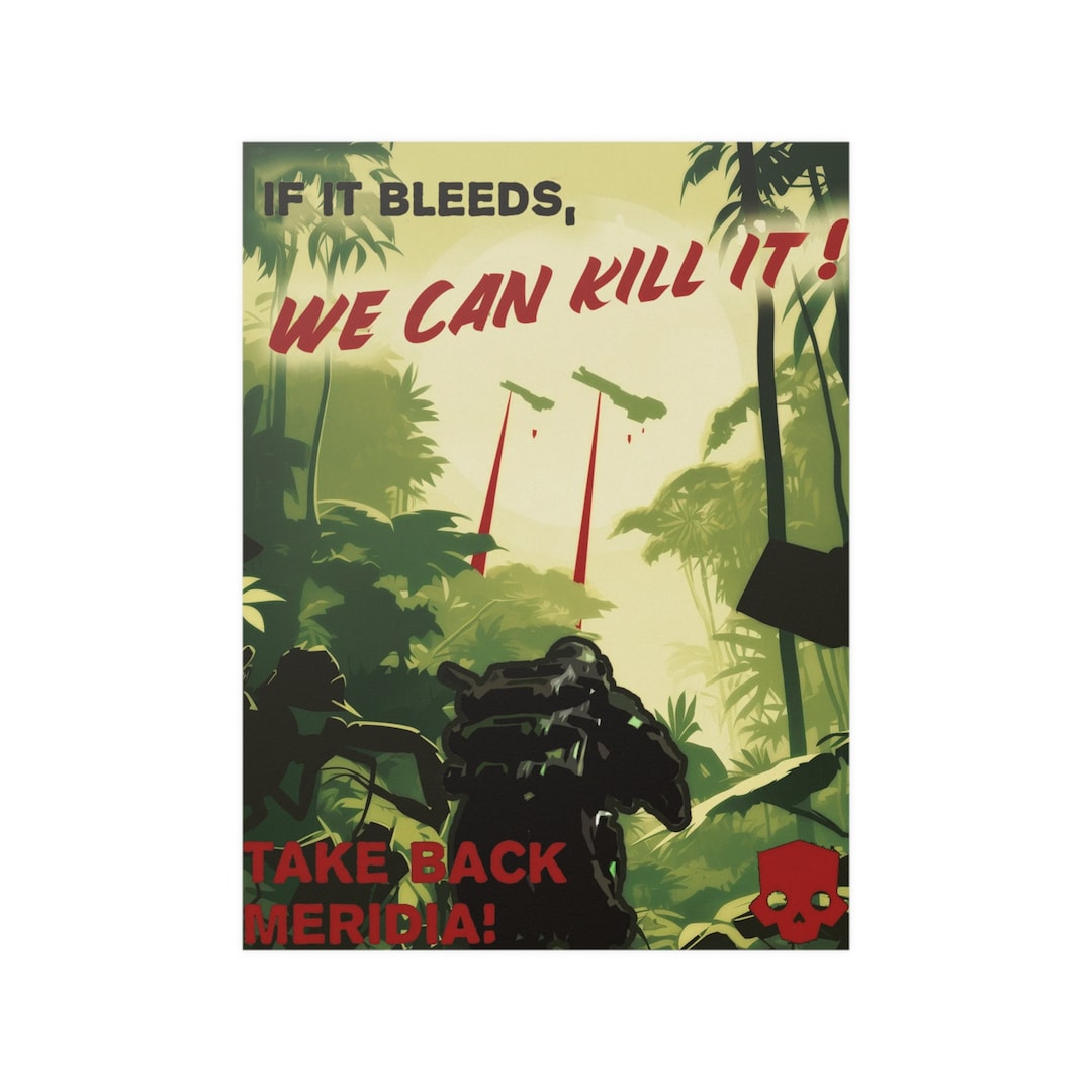 Helldivers 2 War Propaganda Poster Take Back Meridia Vintage-inspired ...