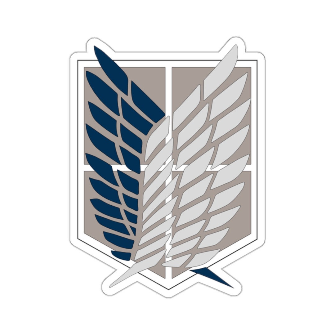 Attack on Titan Sticker | Scout's Regiment Logo Sticker | Attack on ...