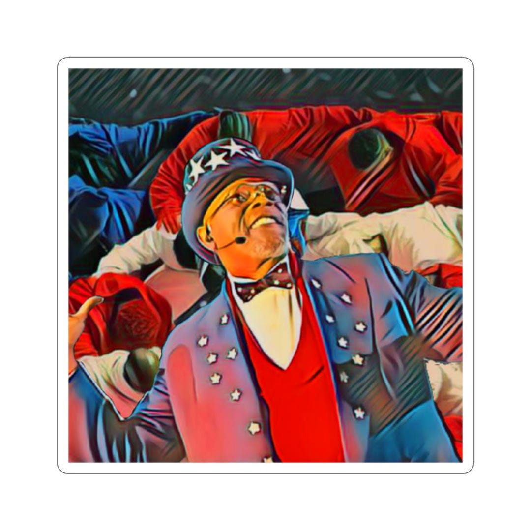 Kendrick 2025 Halftime Sticker - Uncle Sam Tribute - Patriotic Kiss-cut ...