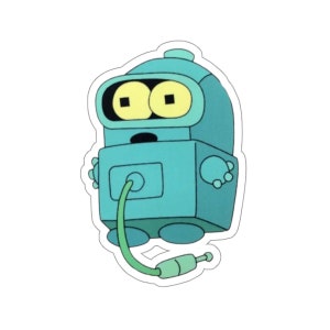 Futurama Baby Bender Sticker Adorable Floating Bender's Son Sticker ...