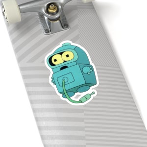 Futurama Baby Bender Sticker Adorable Floating Bender's Son Sticker ...