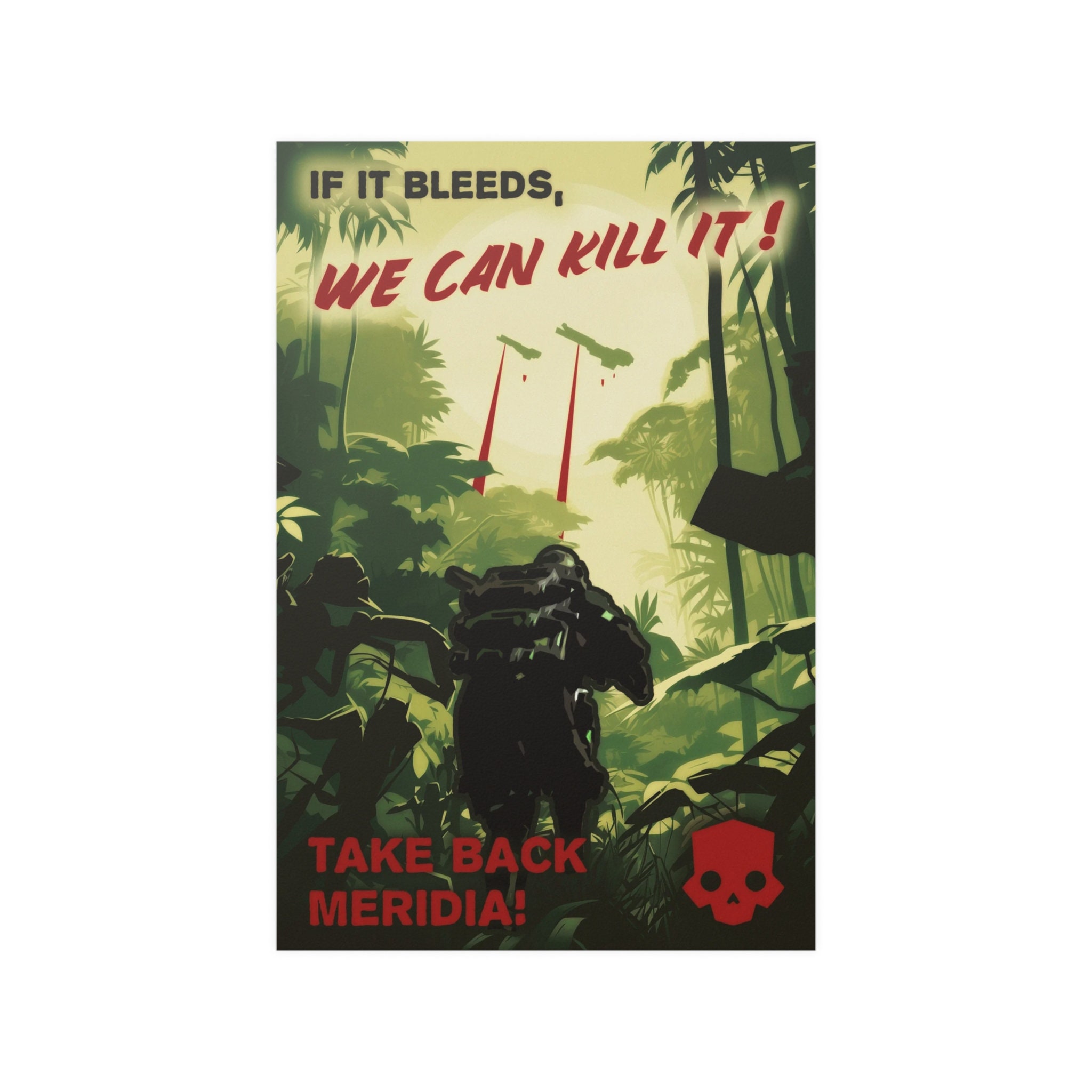 Helldivers 2 War Propaganda Poster Take Back Meridia Vintage-inspired ...