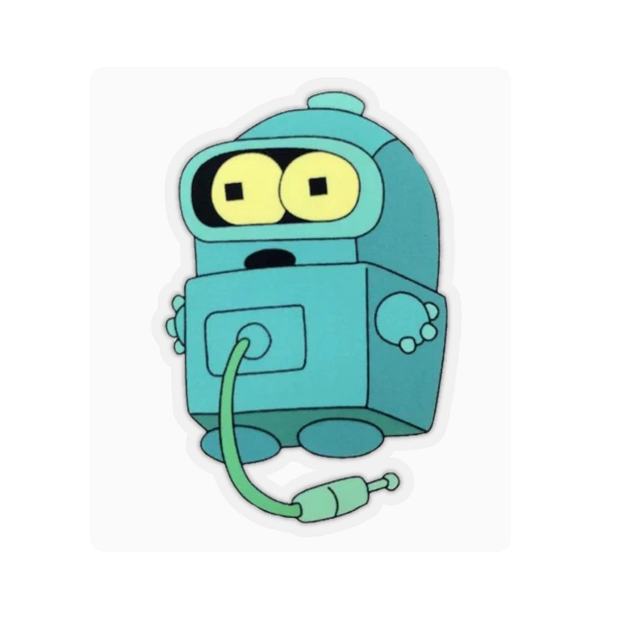 Futurama Baby Bender Sticker Adorable Baby Bender Futurama - Etsy