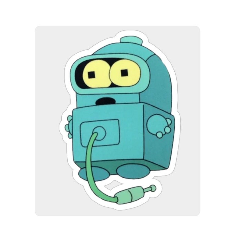 Futurama Baby Bender Sticker Adorable Baby Bender Futurama - Etsy