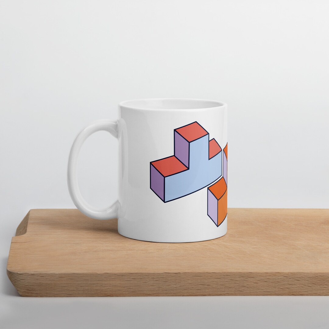 Tetris Technicolor Mug - Etsy
