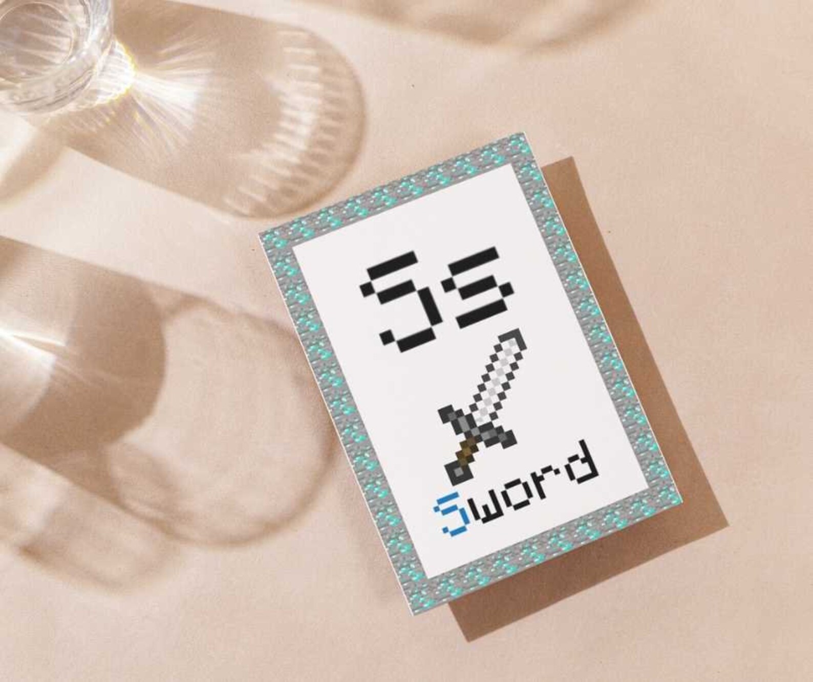 Printable Letter Flashcards Minecraft With Pictures, Minecraft Themed ...