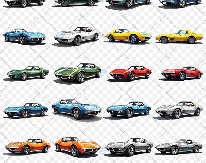 C3 Corvette PNG SVG Sublimation Design; Hot Rod Classic Muscle Car ...