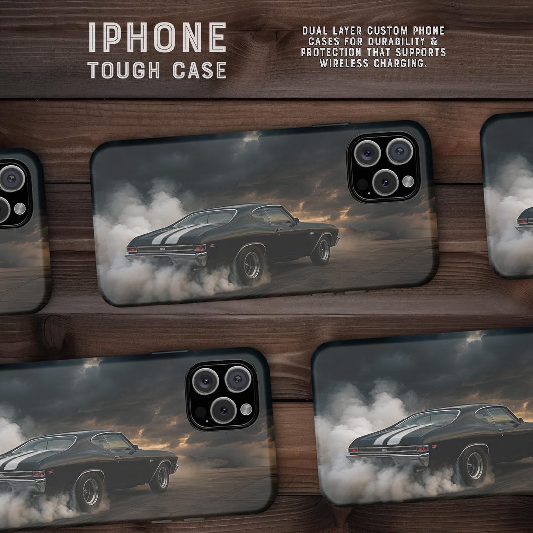 1969 Chevelle SS iPhone Case: Muscle Car Phone Cover, Matte or Glossy ...