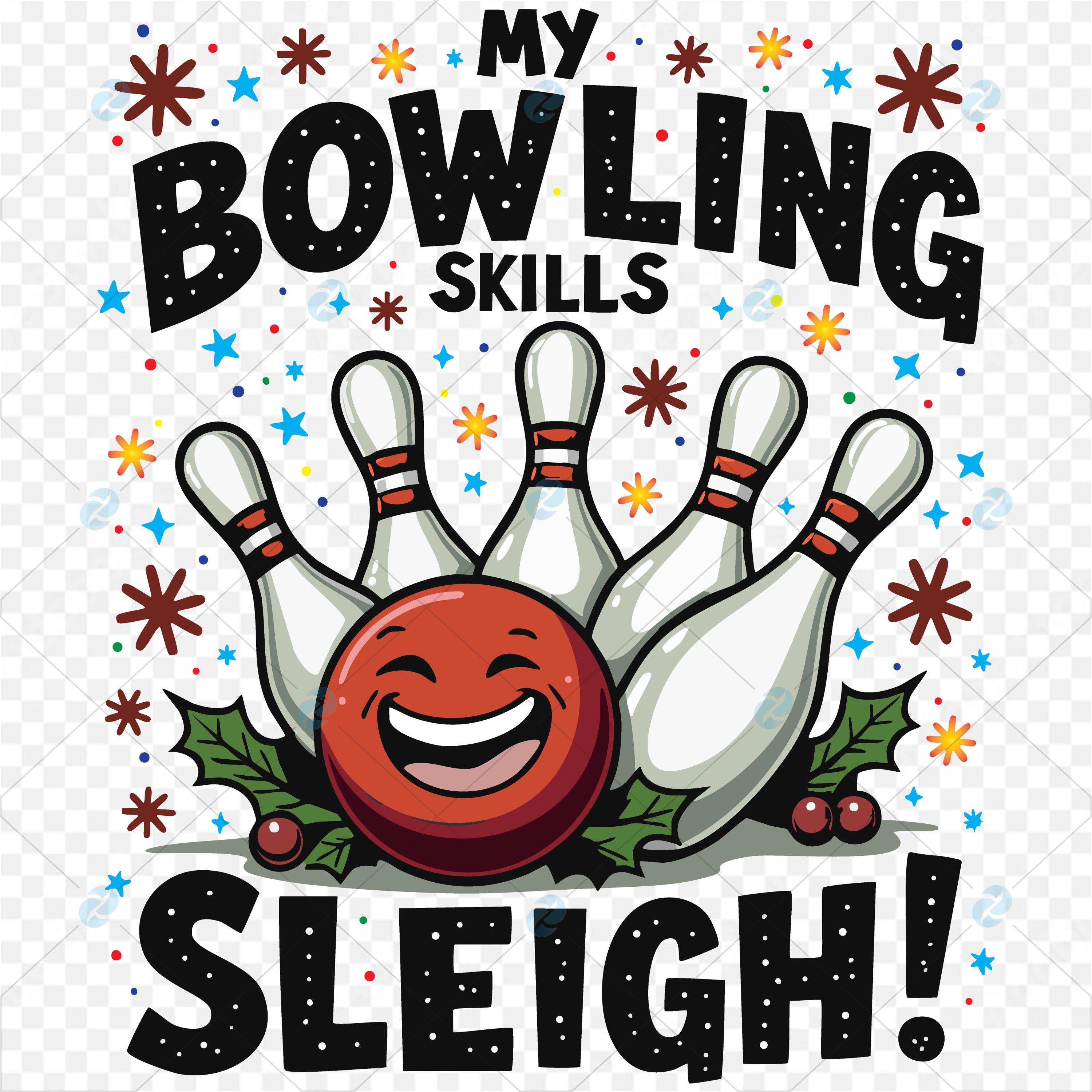 Christmas Bowling SVG PNG PDF Bundle: Funny Holiday Clipart, Festive ...