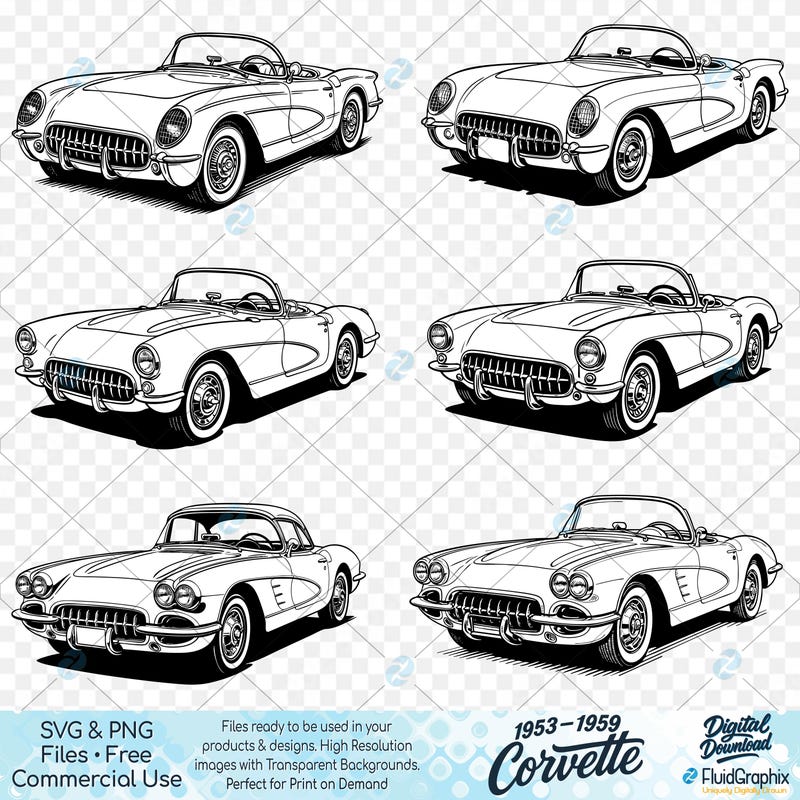 Corvette Collectibles 1953 - Etsy