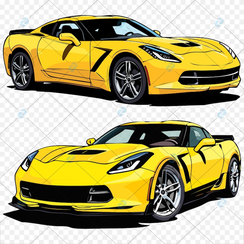 Chevy Corvette C7 SVG PNG: 10 Classic Car Designs Digital Download - Etsy