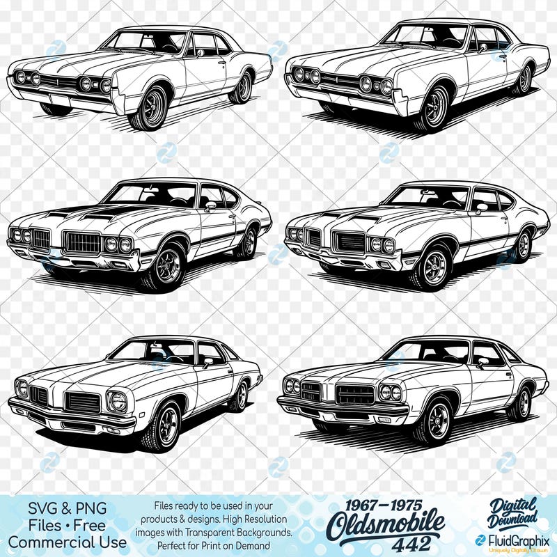 Oldsmobile Cutlass Wall Art - Etsy UK