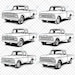 Vintage Ford Truck SVG Bundle: F-100 & F-150 Clipart Digital Download ...