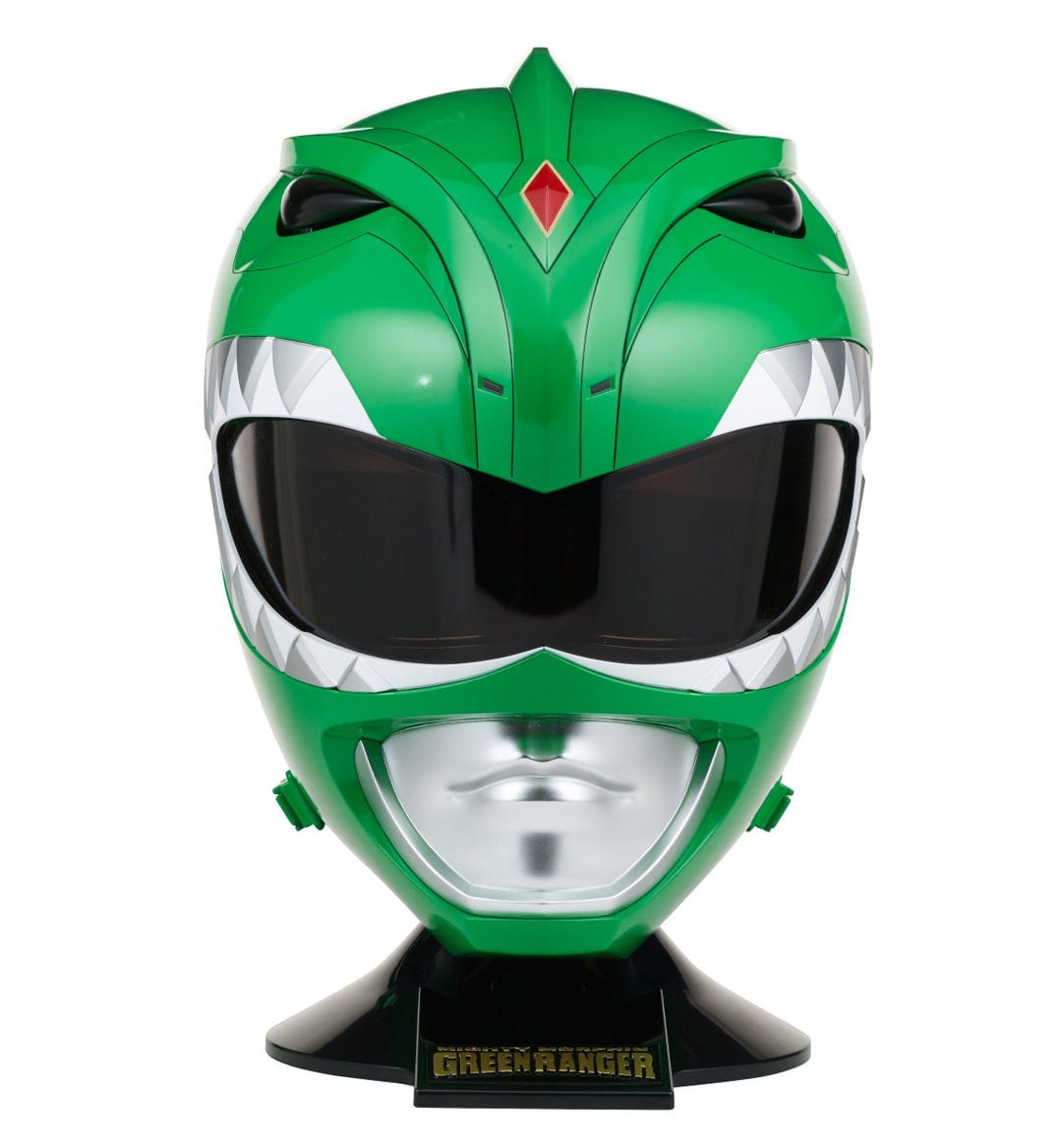 Black Power Ranger Cosplay Helmet - Hand-painted Display Piece With ...