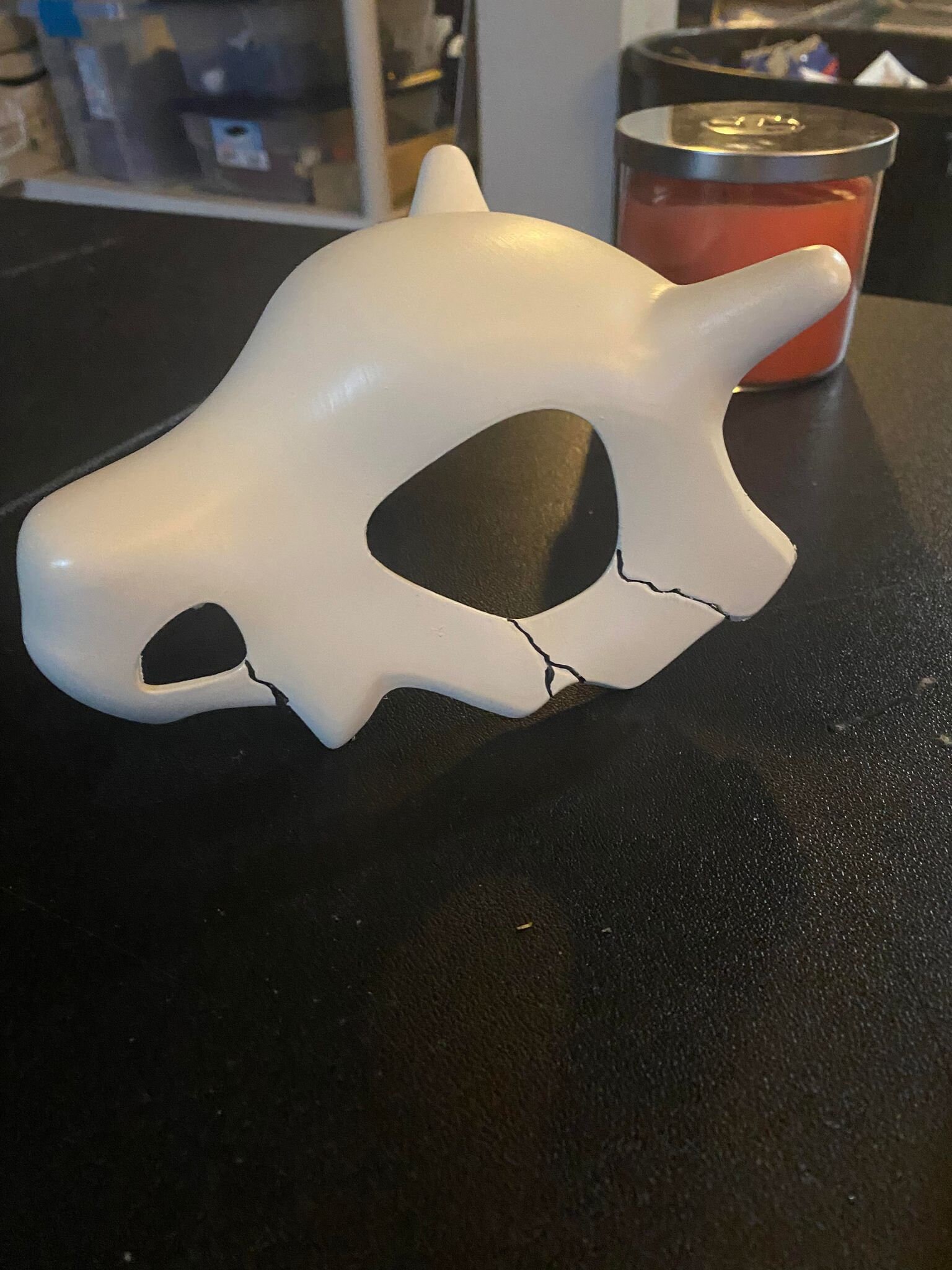 Hand-painted Cubone Skull Decoration - Etsy