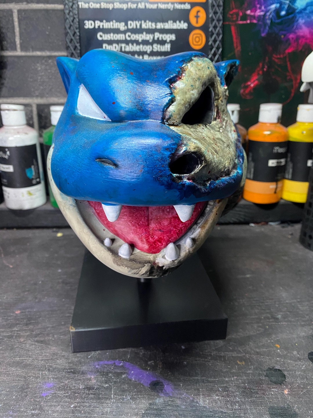 Halloween Blastoise - Slain Pokemon Head Display - Etsy