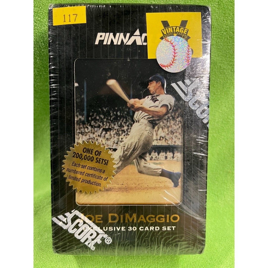 OLLIERV 1993 Pinnacle Joe Dimaggio Exclusive 30 Card Set Ltd Ed NIP - Etsy