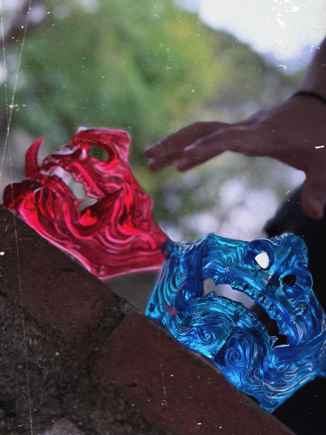 Japanese Hannya Mask / Oni Mask / Transparent Hannya / Ghost of ...