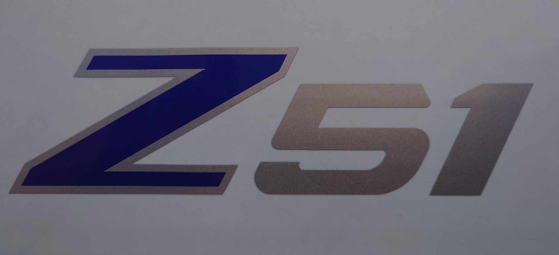 Z51 Corvette Decal - Etsy