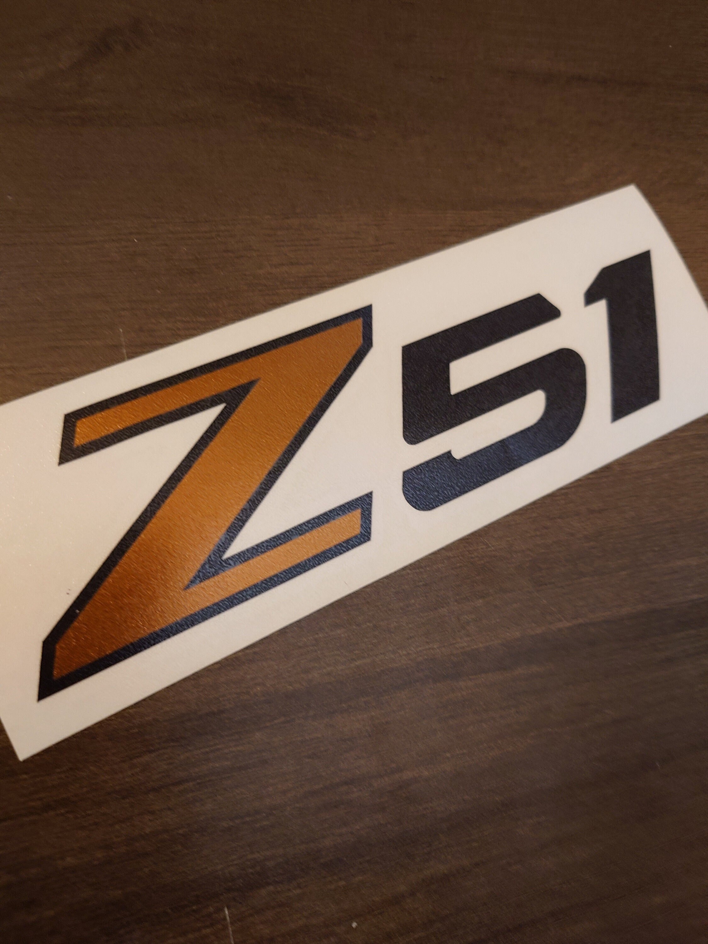 Z51 Corvette Decal - Etsy