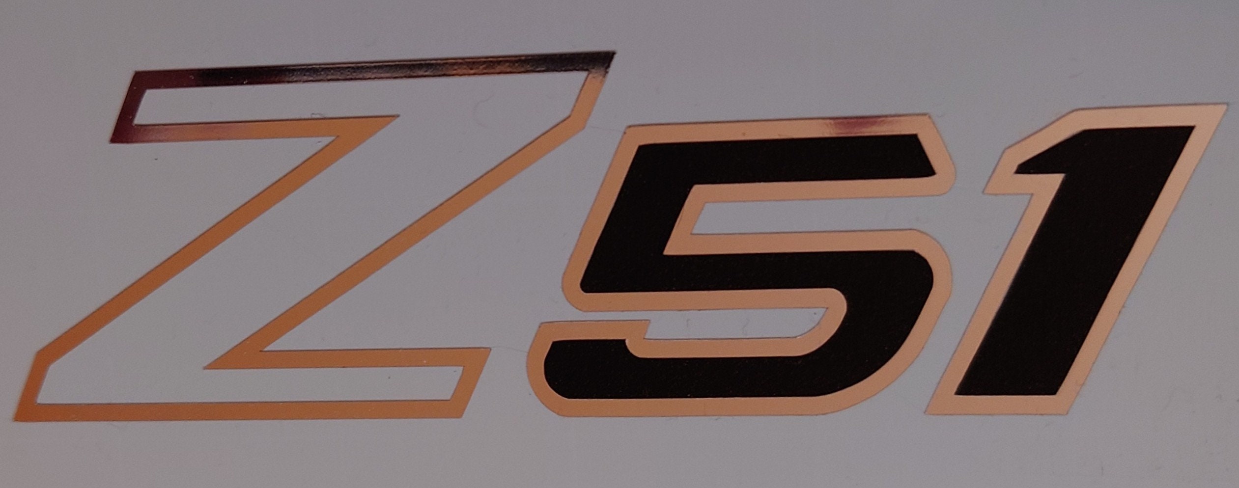 Z51 Corvette Decal - Etsy