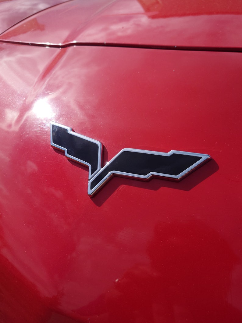 C6 Corvette Flag Emblem Overlay - Etsy