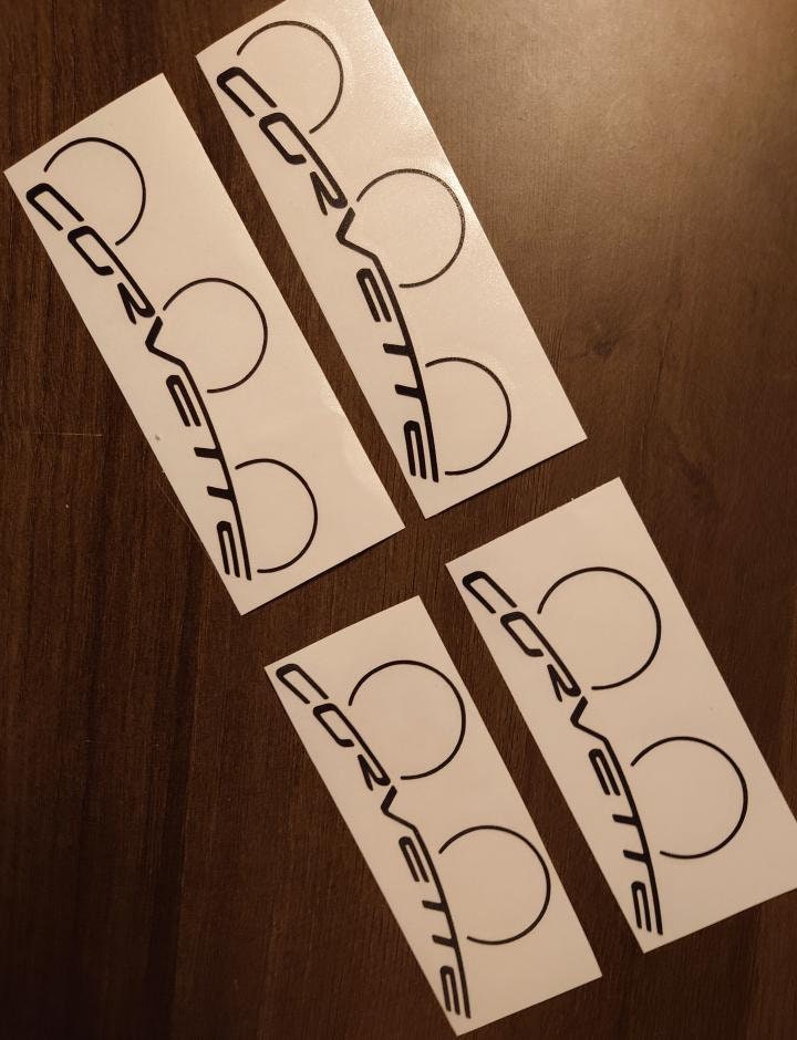 C6 Corvette OEM Brake Caliper Decals (high Temp) - Etsy