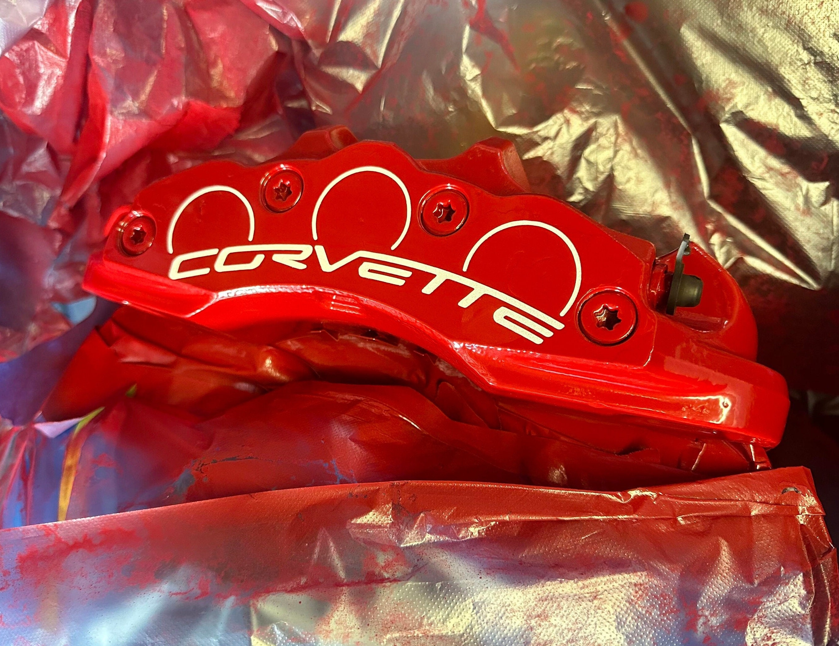 C6 Corvette OEM Brake Caliper Decals (high Temp) - Etsy