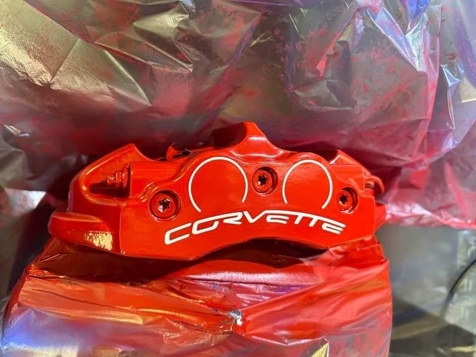 C6 Corvette OEM Brake Caliper Decals (high Temp) - Etsy