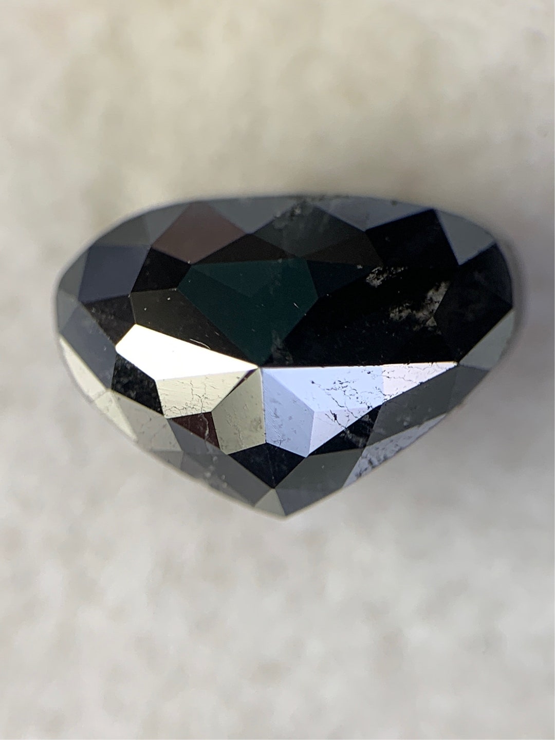 Raw Diamond Gemston Black Diamond 1.53CT, Fancy Shape Loose Diamond ...