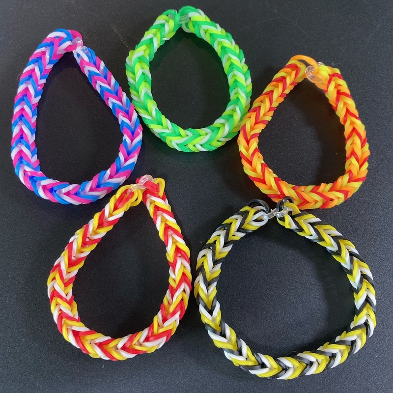 Rubber Band Bracelet - Etsy