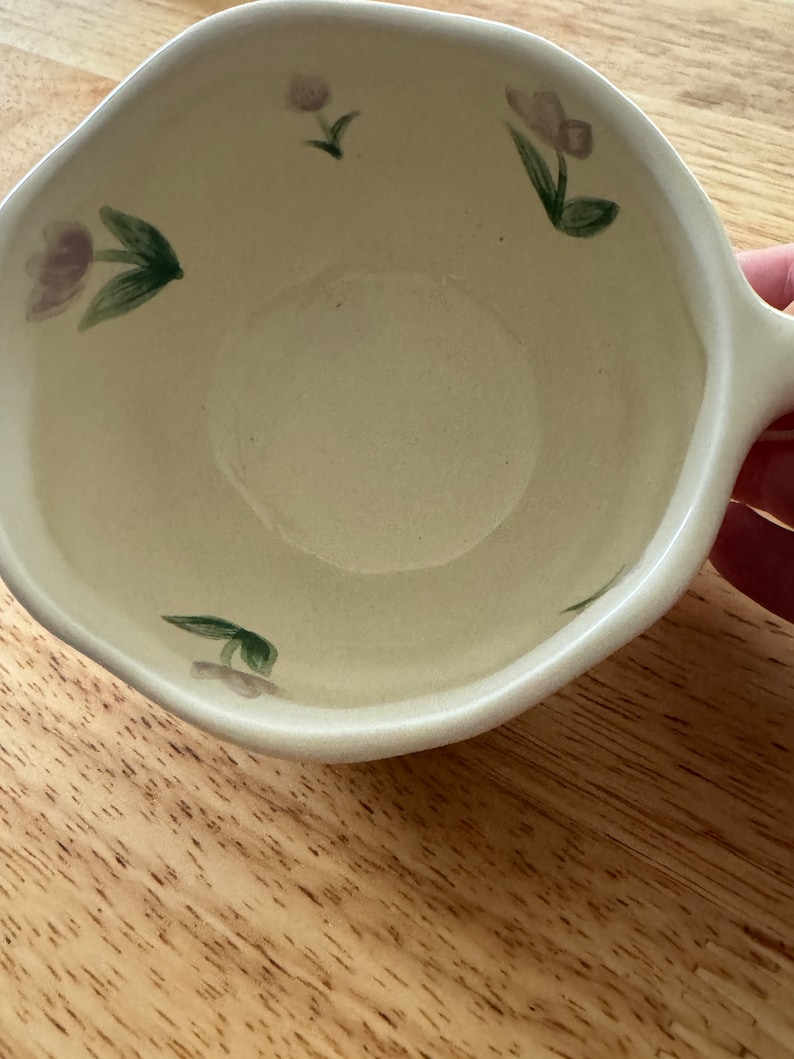 Charming Hand-painted Floral Tulip Design Mug - Etsy