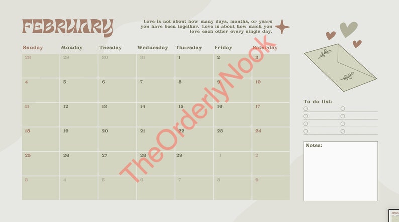 2024 Printable Calendar PDF | Beautiful Elegant Design With Space for ...