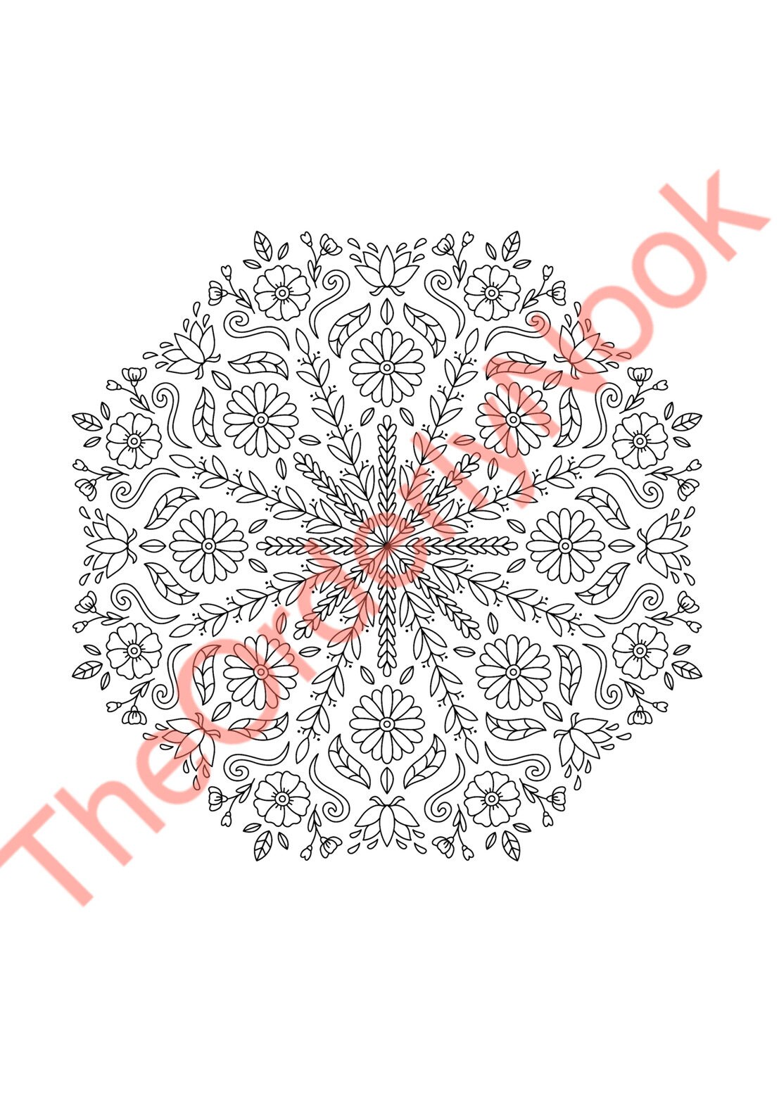 Printable Colouring Book/pdf | 10 Pages of Beautiful Mandalas! - Etsy
