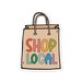 Shop Local Shopping Bag Sticker - Etsy
