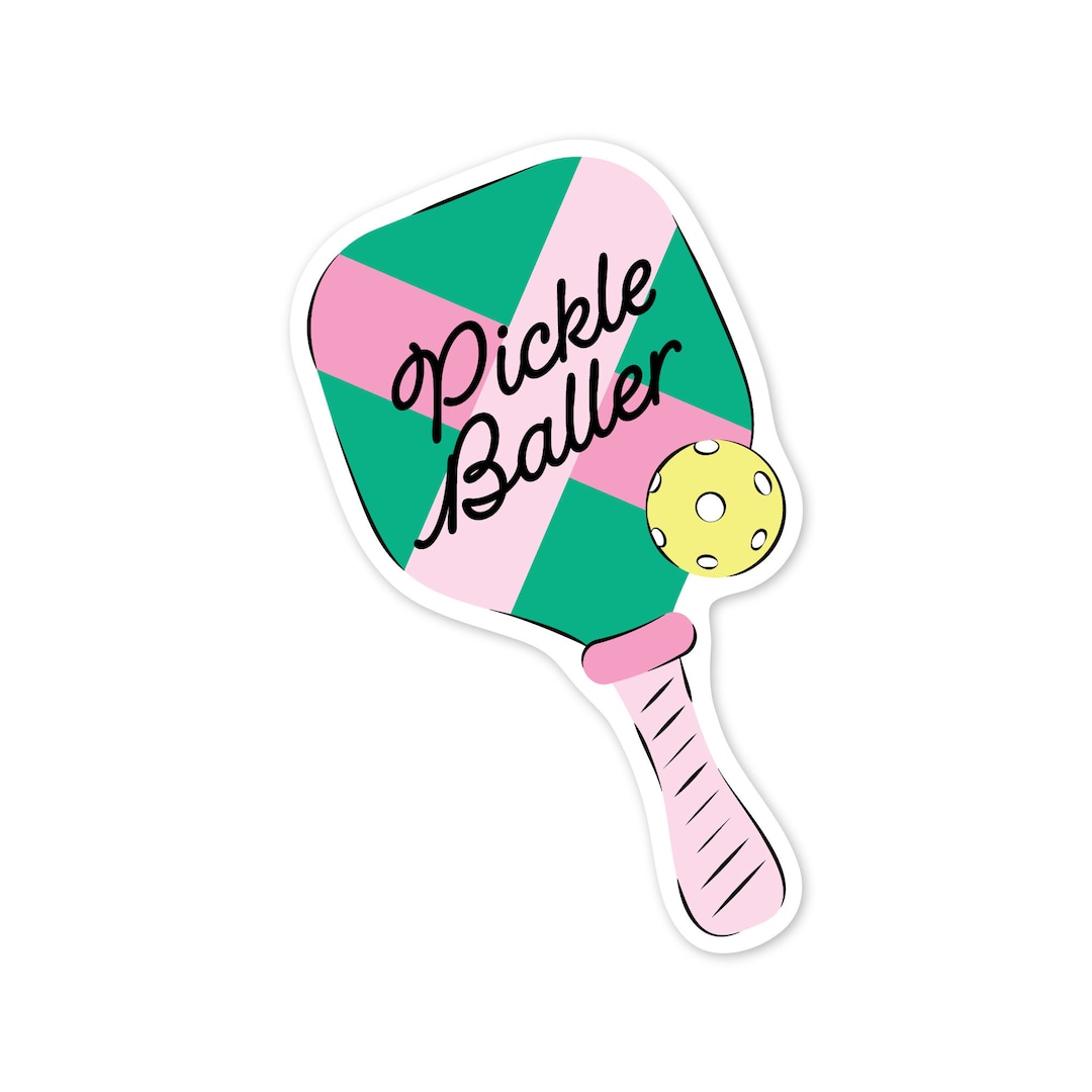 Pickleballer Sticker - Etsy