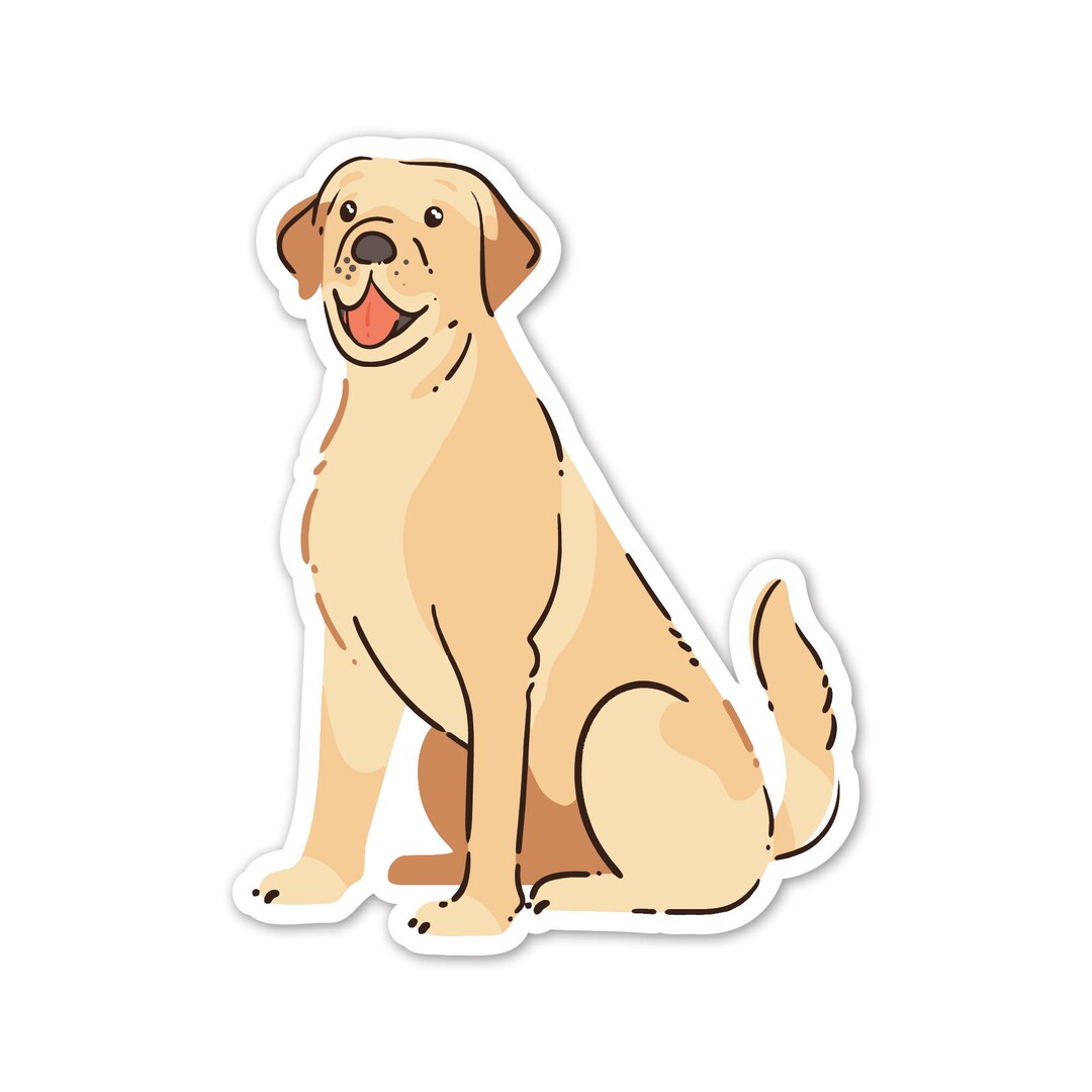 Labrador Retriever Sticker - Etsy