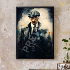 Peaky Blinders Poster, Modern Tv Series Print, Famous Poster Art, Man ...