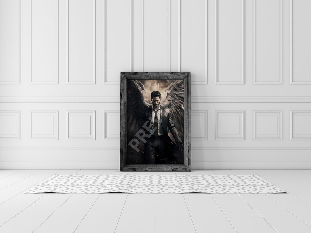 Lucifer King From Hell, Pop Art, TV Series Poster, Magnet Metal Puzzle ...