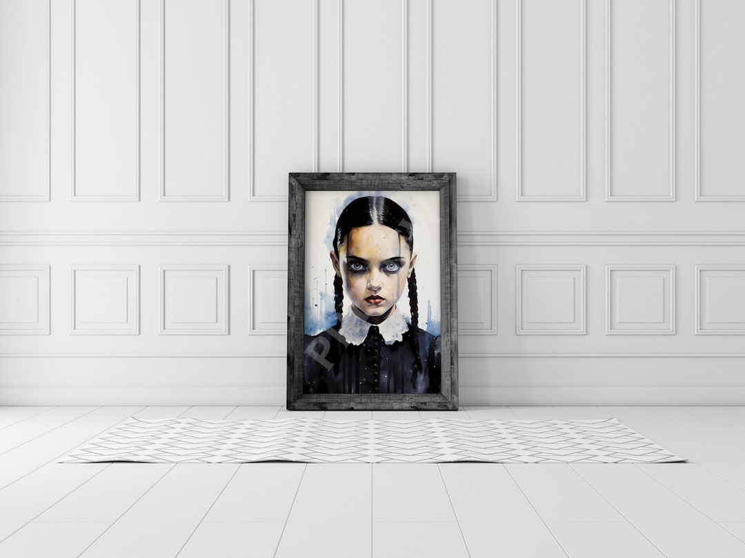 Black Comedy Poster, Girl Investigates String of Murders, Watercolor ...