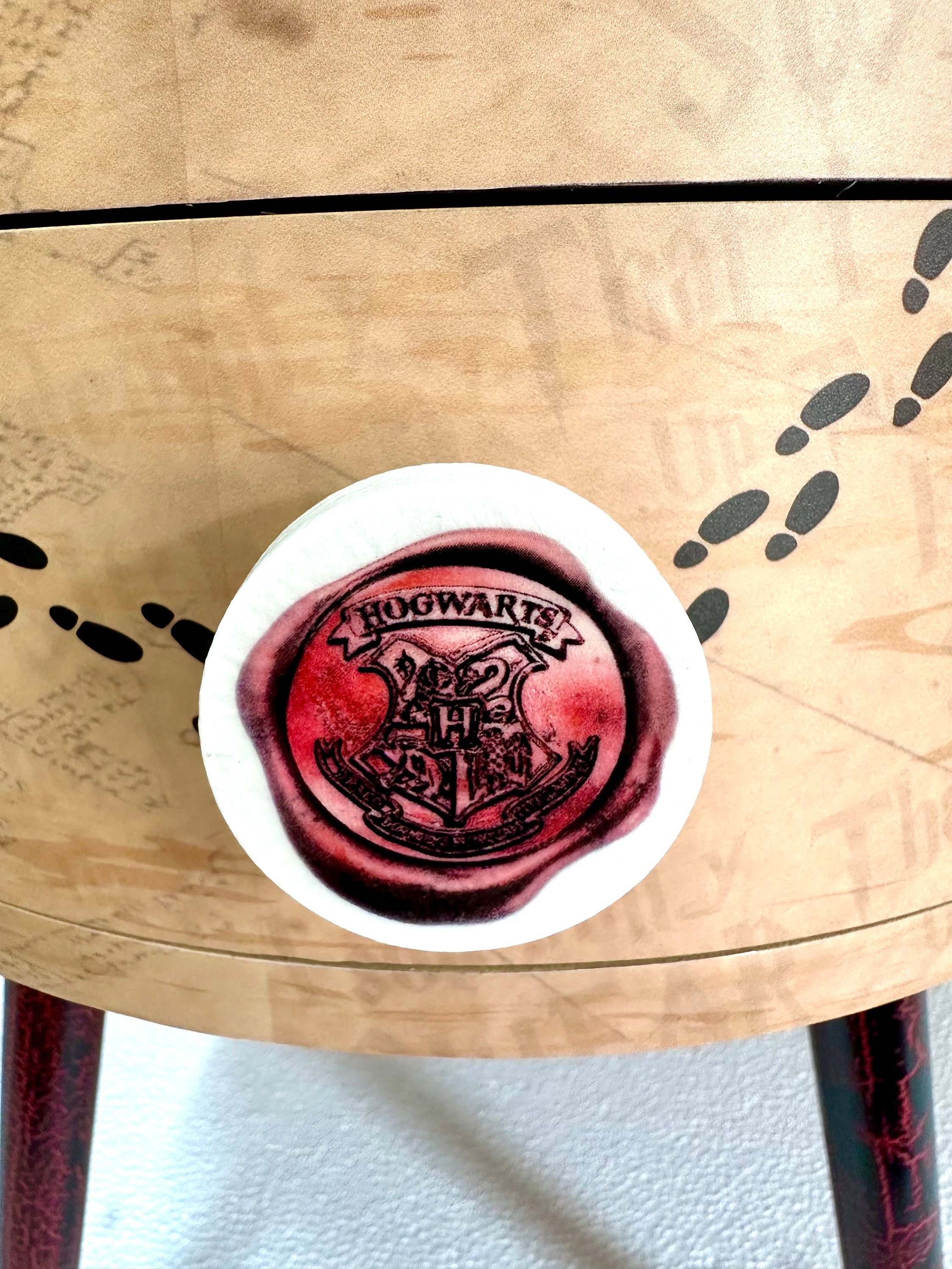 Harry Potter Inspired Side Table Marauders Map Wizarding - Etsy